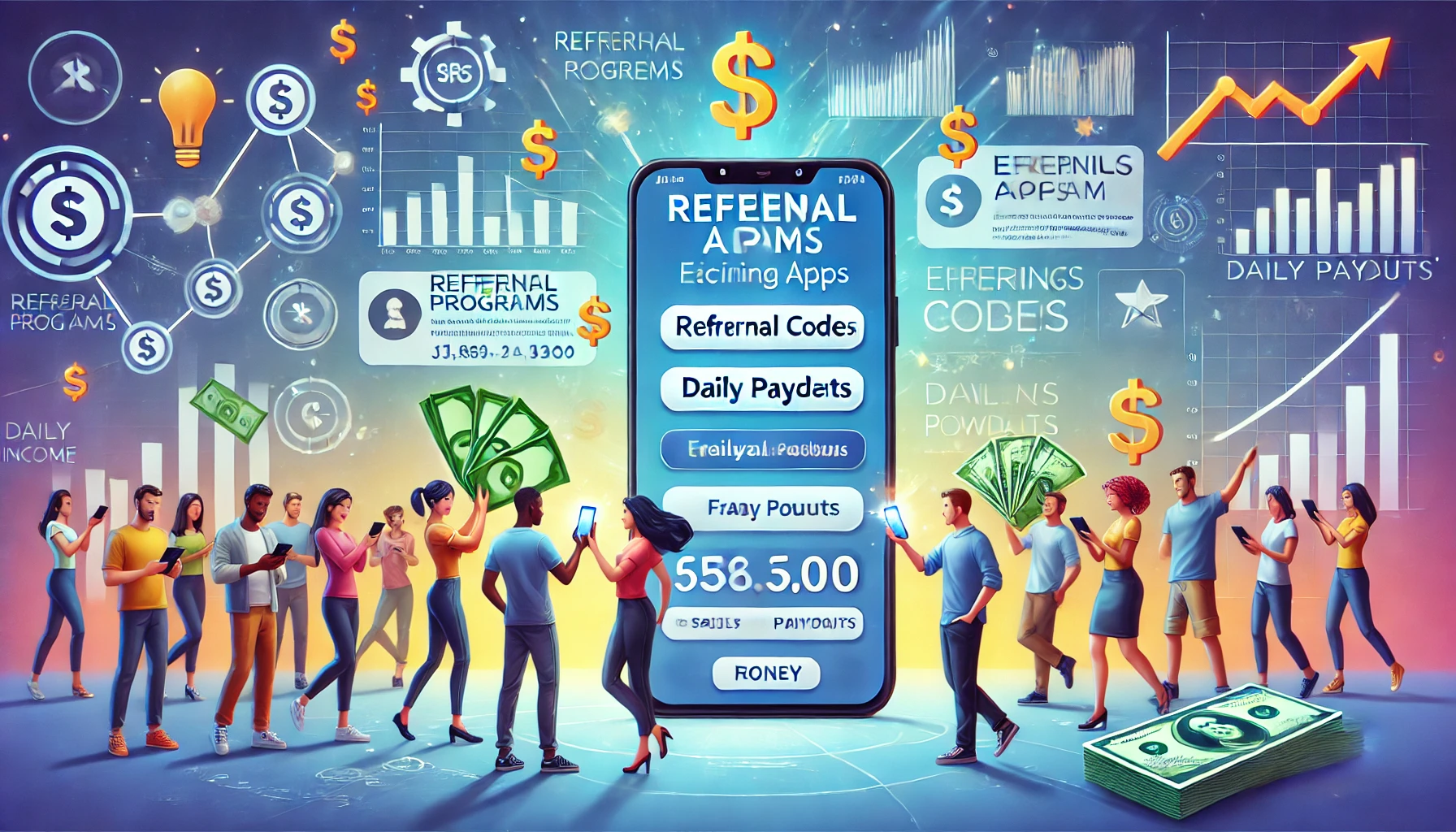 Earning Apps with Referral Programs and Daily Payouts - H5 Goshare